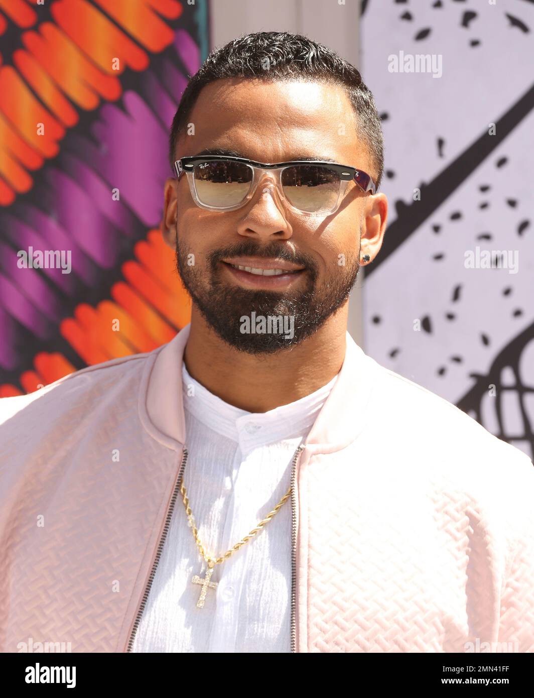 Christian Keyes arrives at the BET Awards at the Microsoft Theater on ...