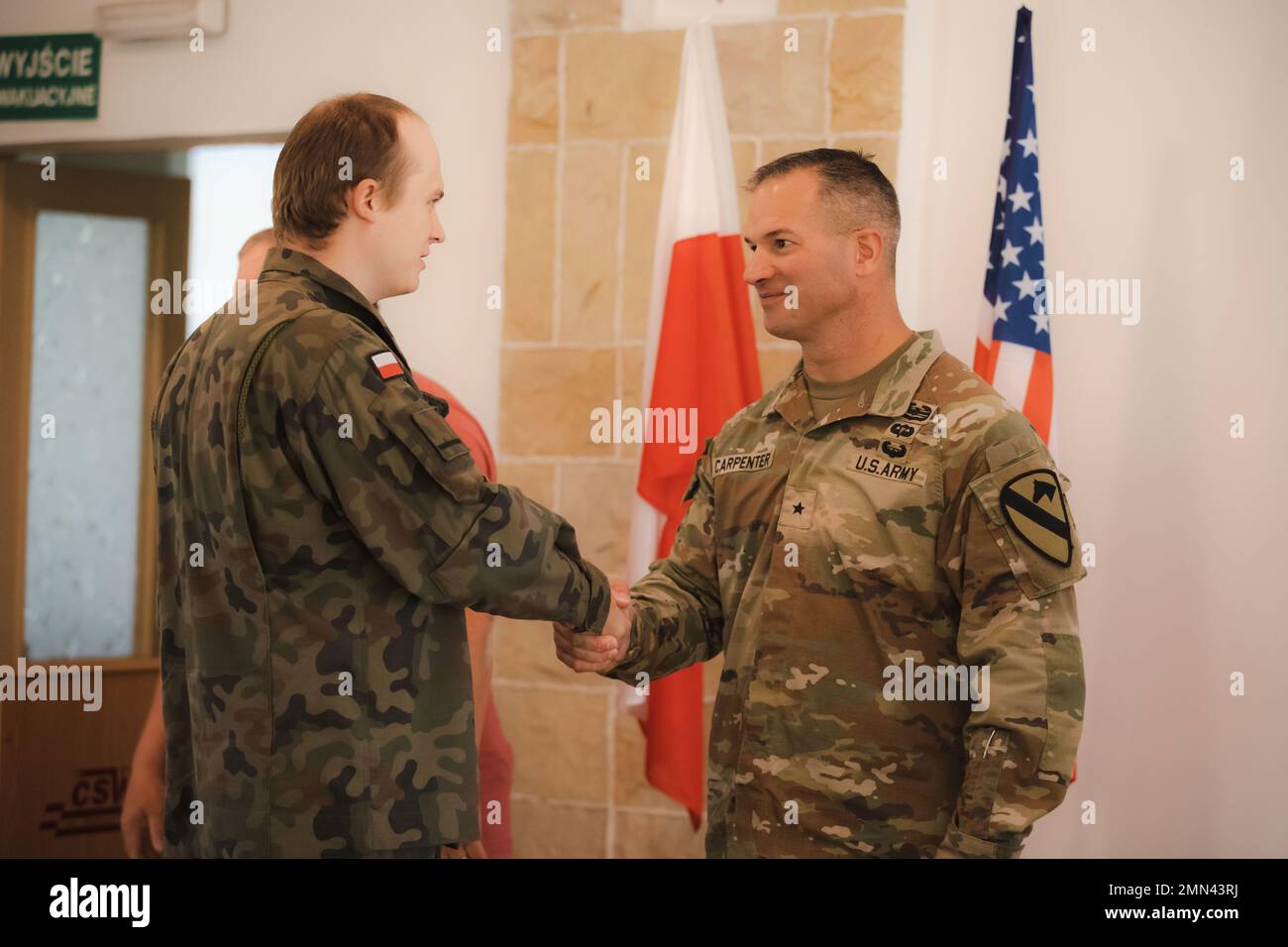 U.S. Army Brig. Gen. Steven P. Carpenter, commander of the 3rd Armored ...