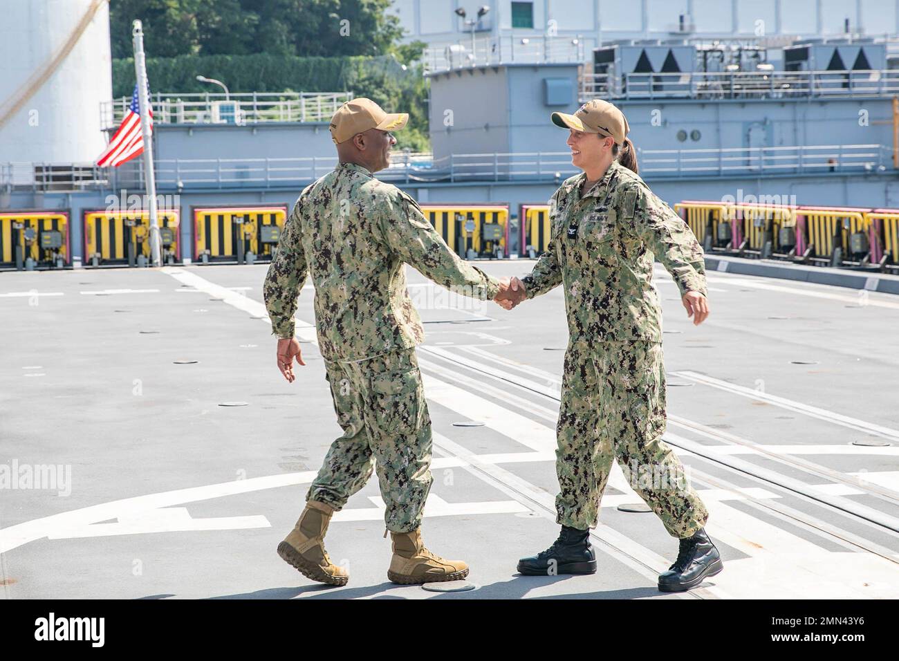 YOKOSUKA, Japan (Sept. 27, 2022) – Capt. Walt Mainor, commodore of ...