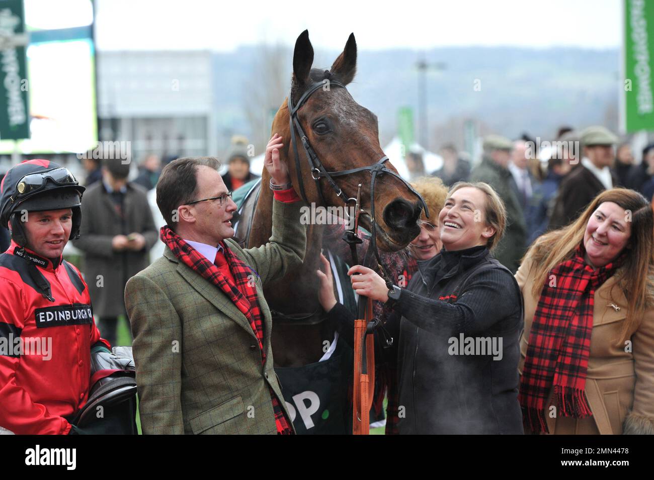 Race six. The Paddy Power Cotswold Chase. Race winner Ahoy Senor ridden ...