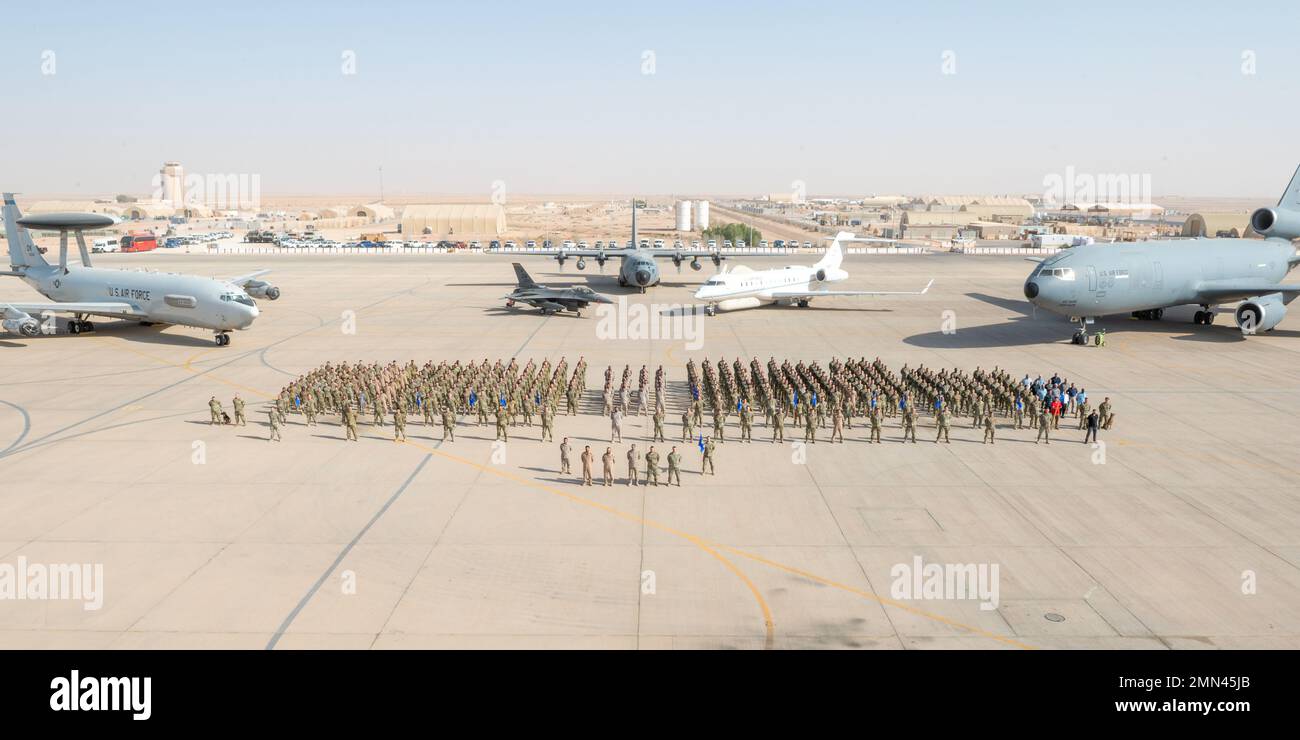 Personnel assigned to the 378th Air Expeditionary Wing and Royal Saudi ...