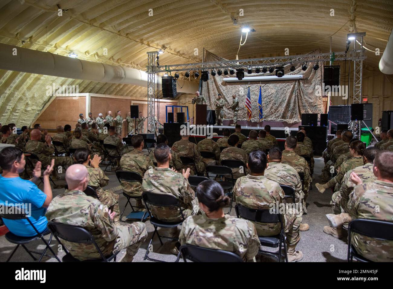 Non-commissioned officers with the 332d Air Expeditionary Wing graduate ...