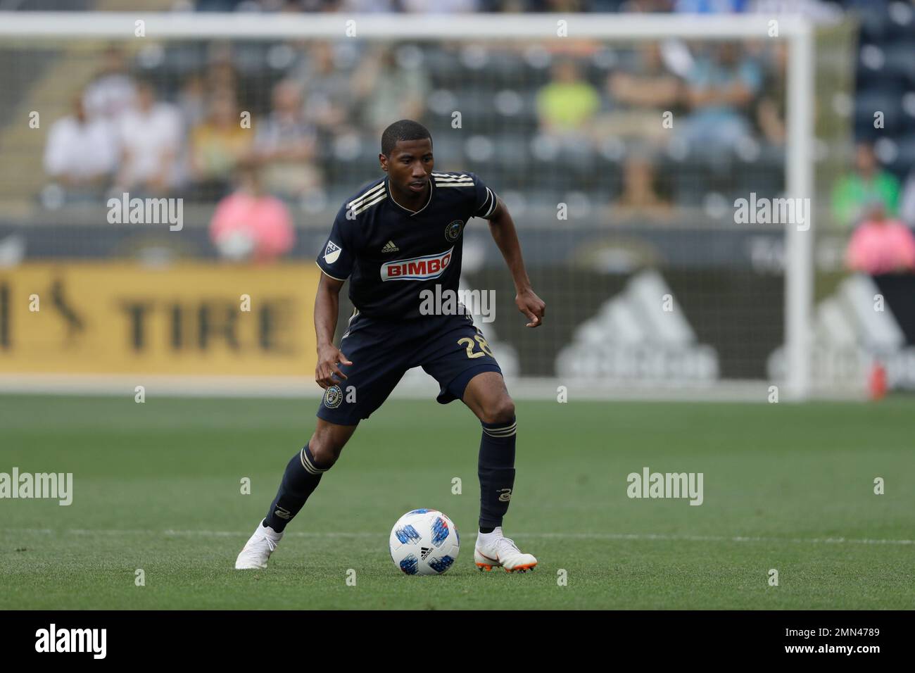 Philadelphia Union's Ray Gaddis in action during an MLS soccer match ...