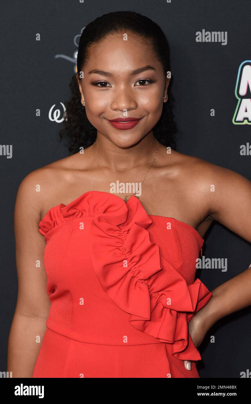Laya DeLeon Hayes attends the 2018 Radio Disney Music Awards at Loews ...