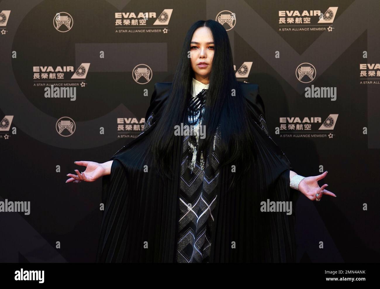 Taiwanese singer A-mei arrives at the 29th Golden Melody Awards in ...