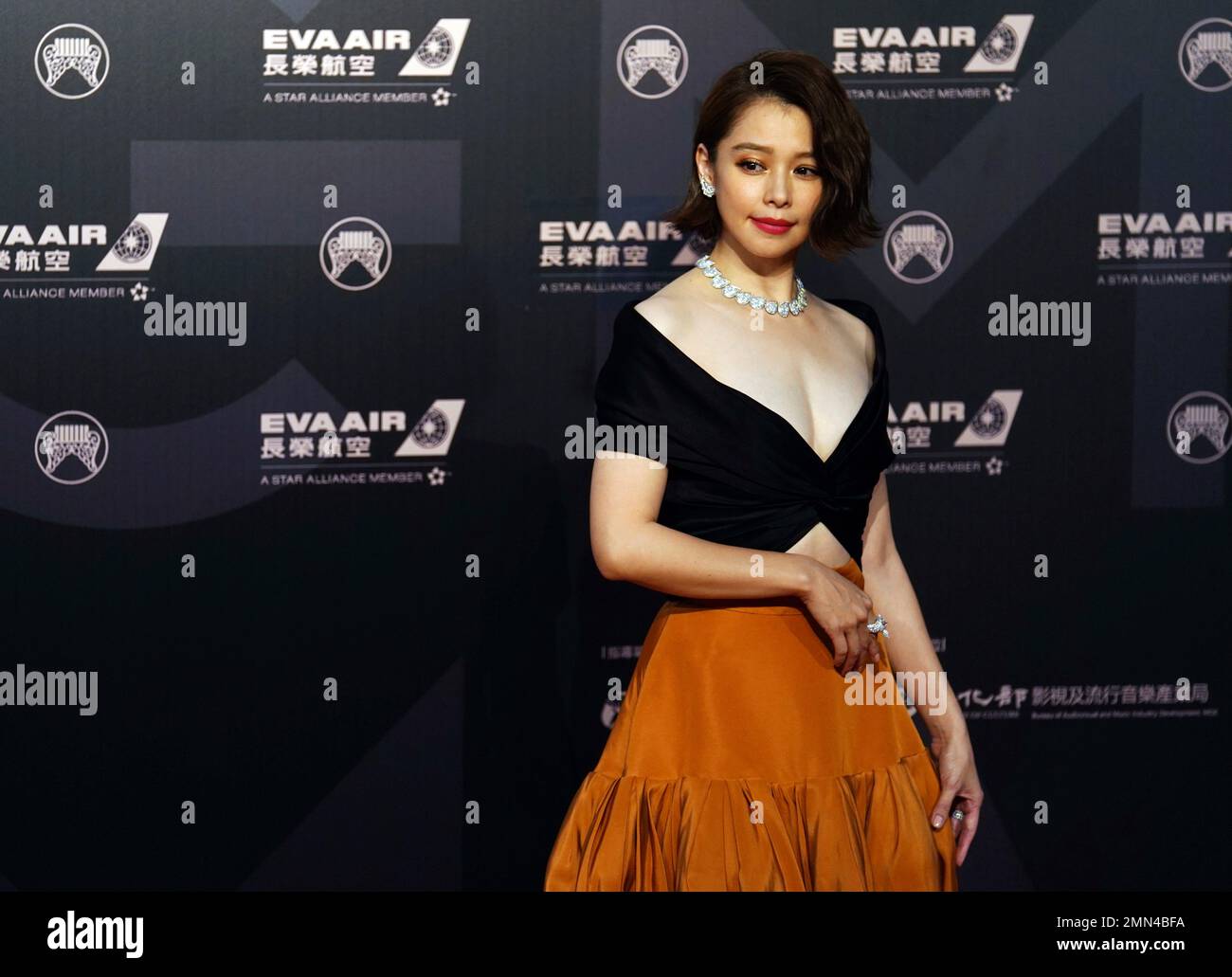 Taiwanese singer Vivian Hsu smiles as she arrives at the 29th Golden ...