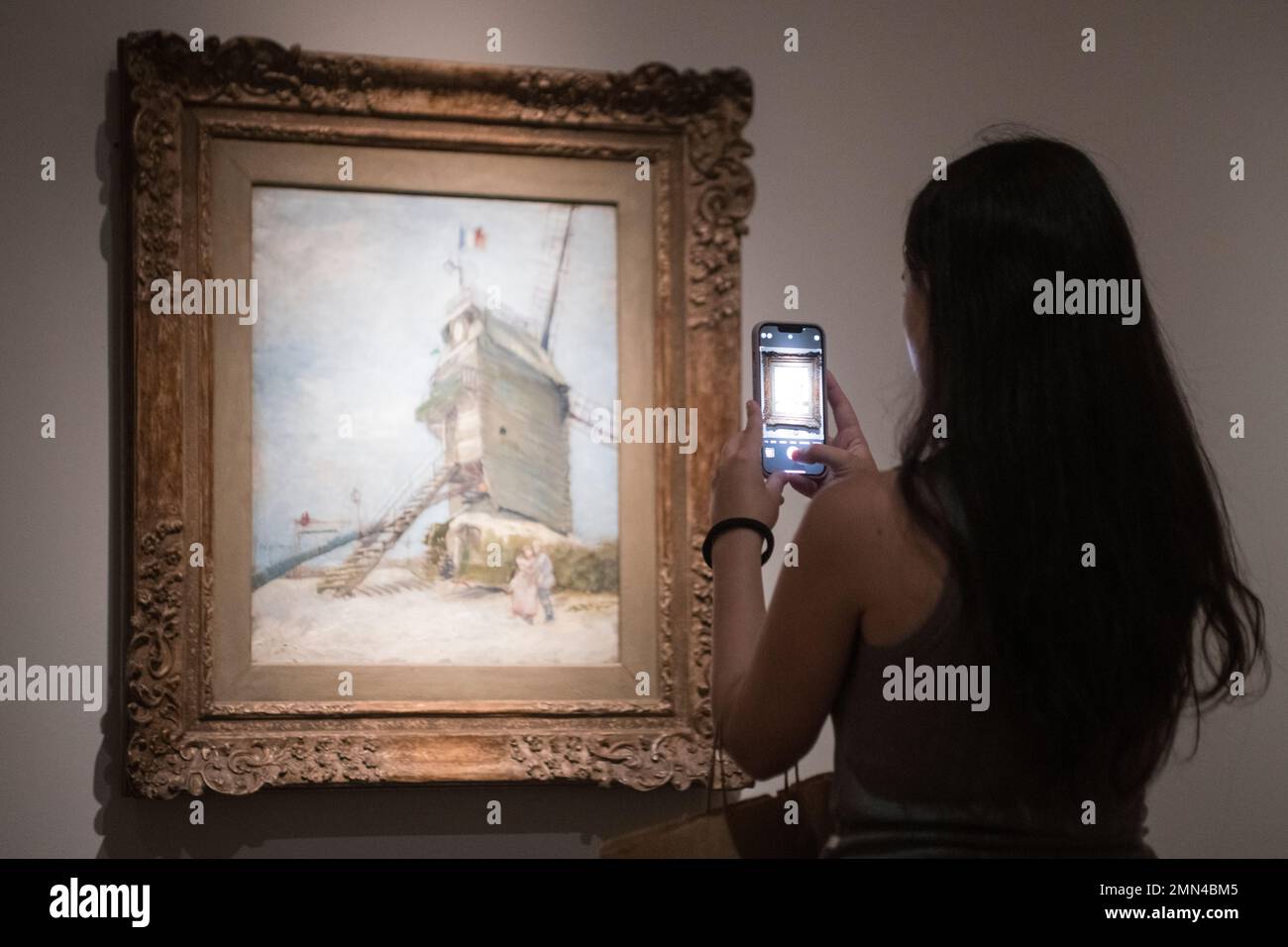 Vincent Van Gogh: "Le Moulin de la Galette" (1886). Museo Nacional de ...