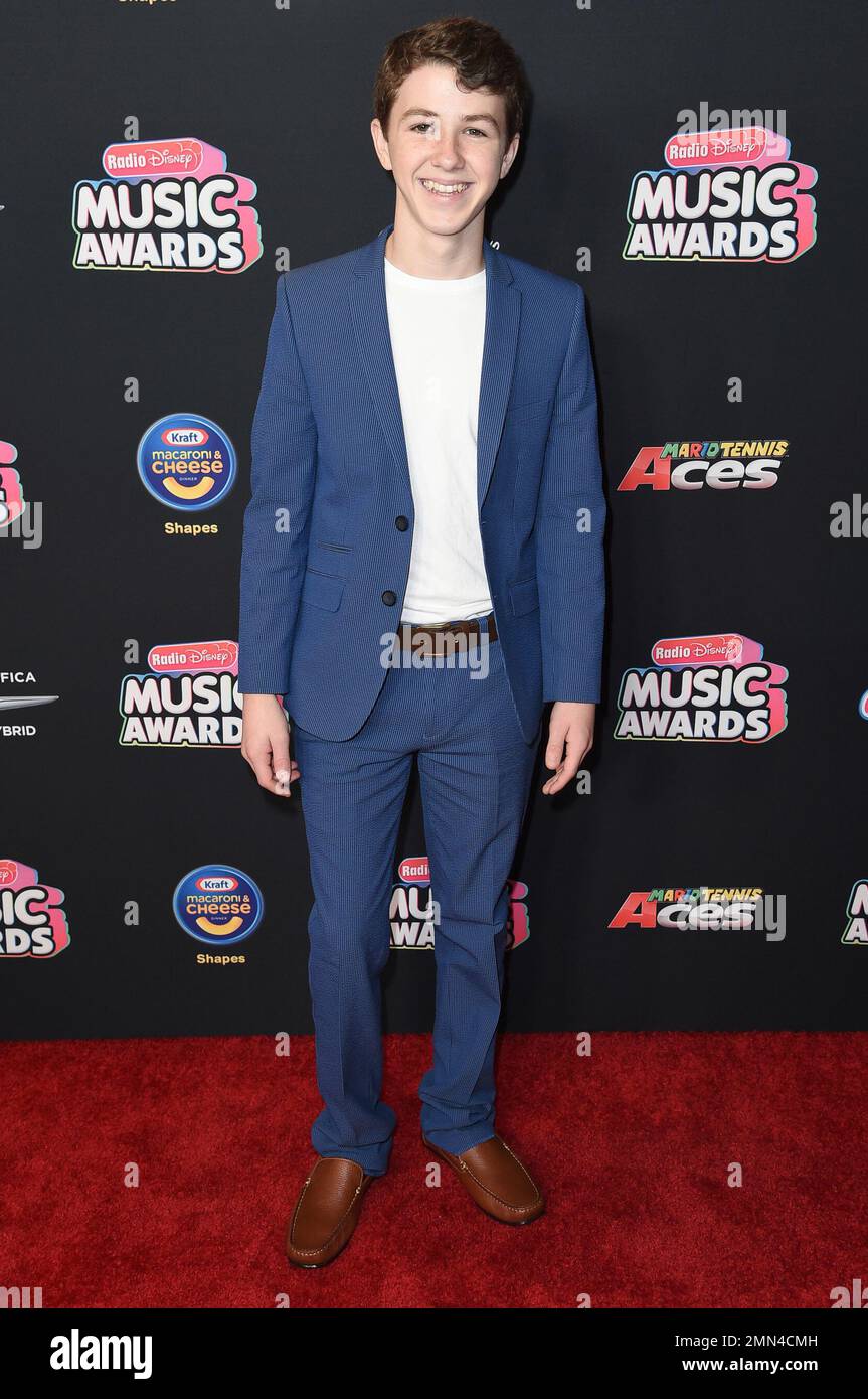 Ethan Wacker attends the 2018 Radio Disney Music Awards at Loews Hotel ...