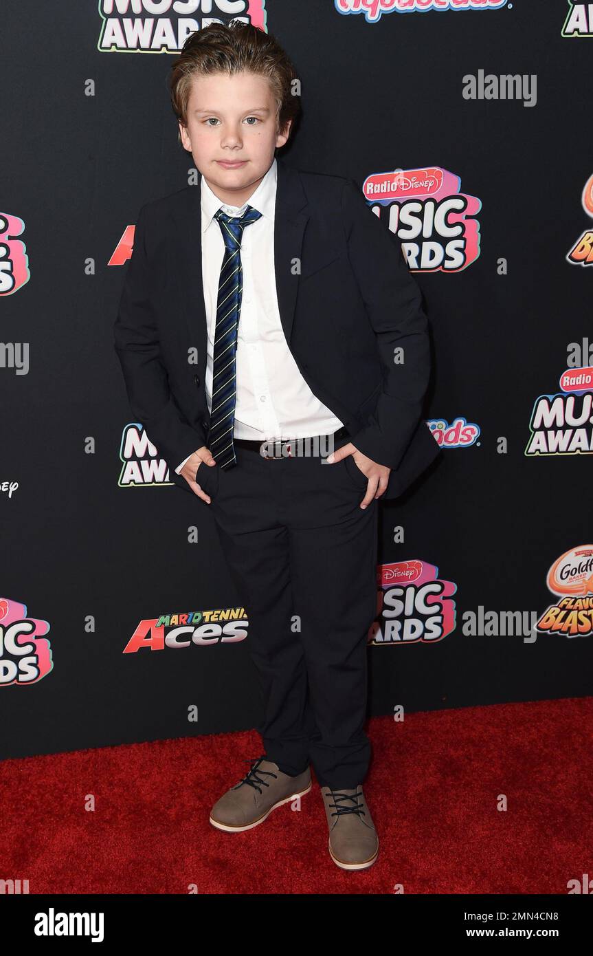 Maxwell Simkins attends the 2018 Radio Disney Music Awards at Loews ...
