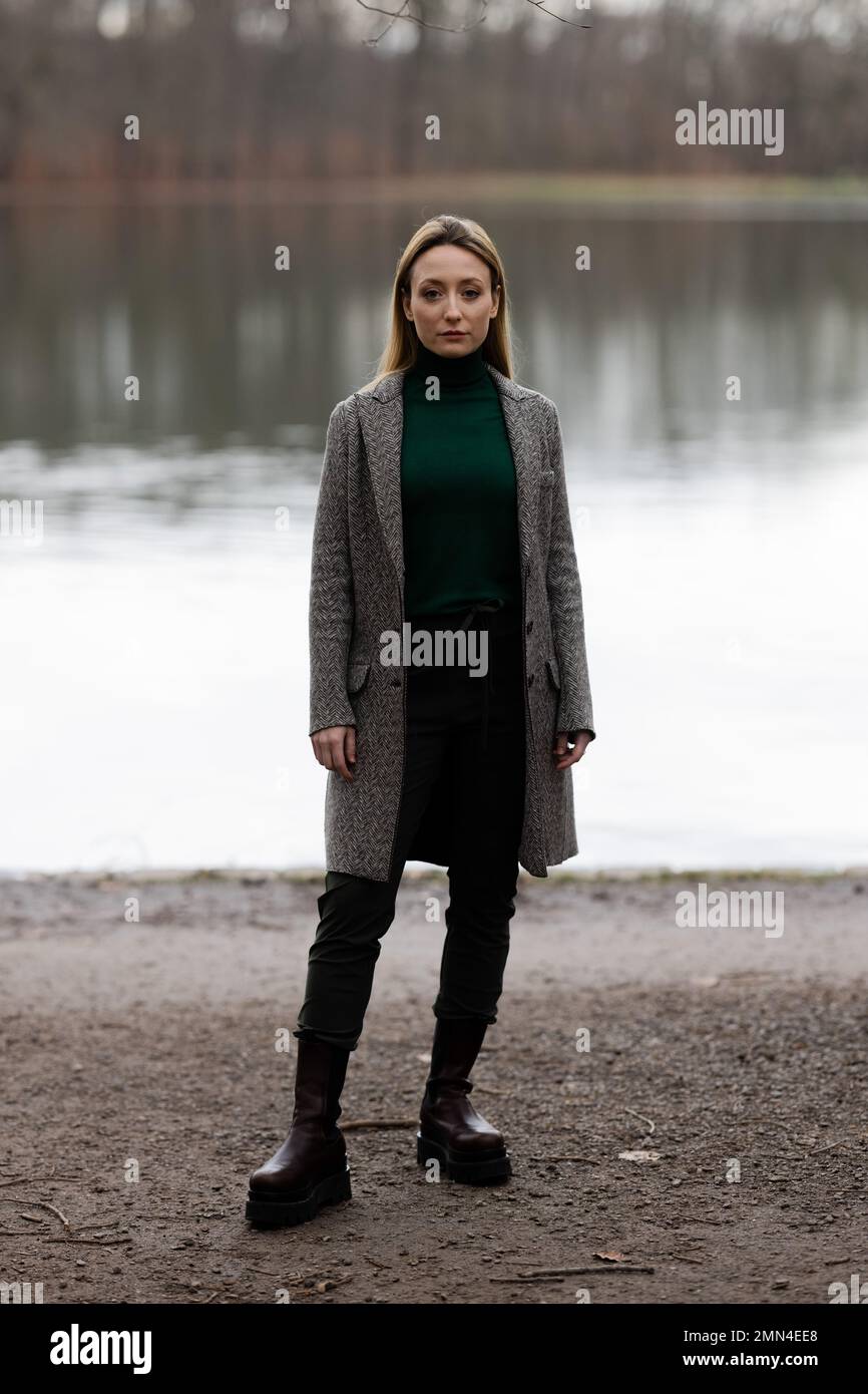 Cologne, Germany. 27th Jan, 2023. Alina Fritsch, Austrian actress ...