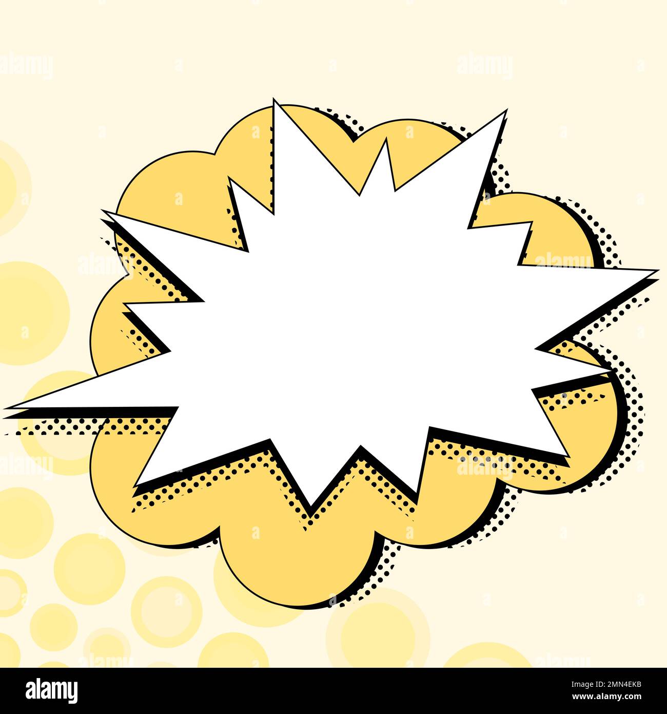 Comics Design Frames. Photo Frame Set With Explosion Bubbles For Add ...