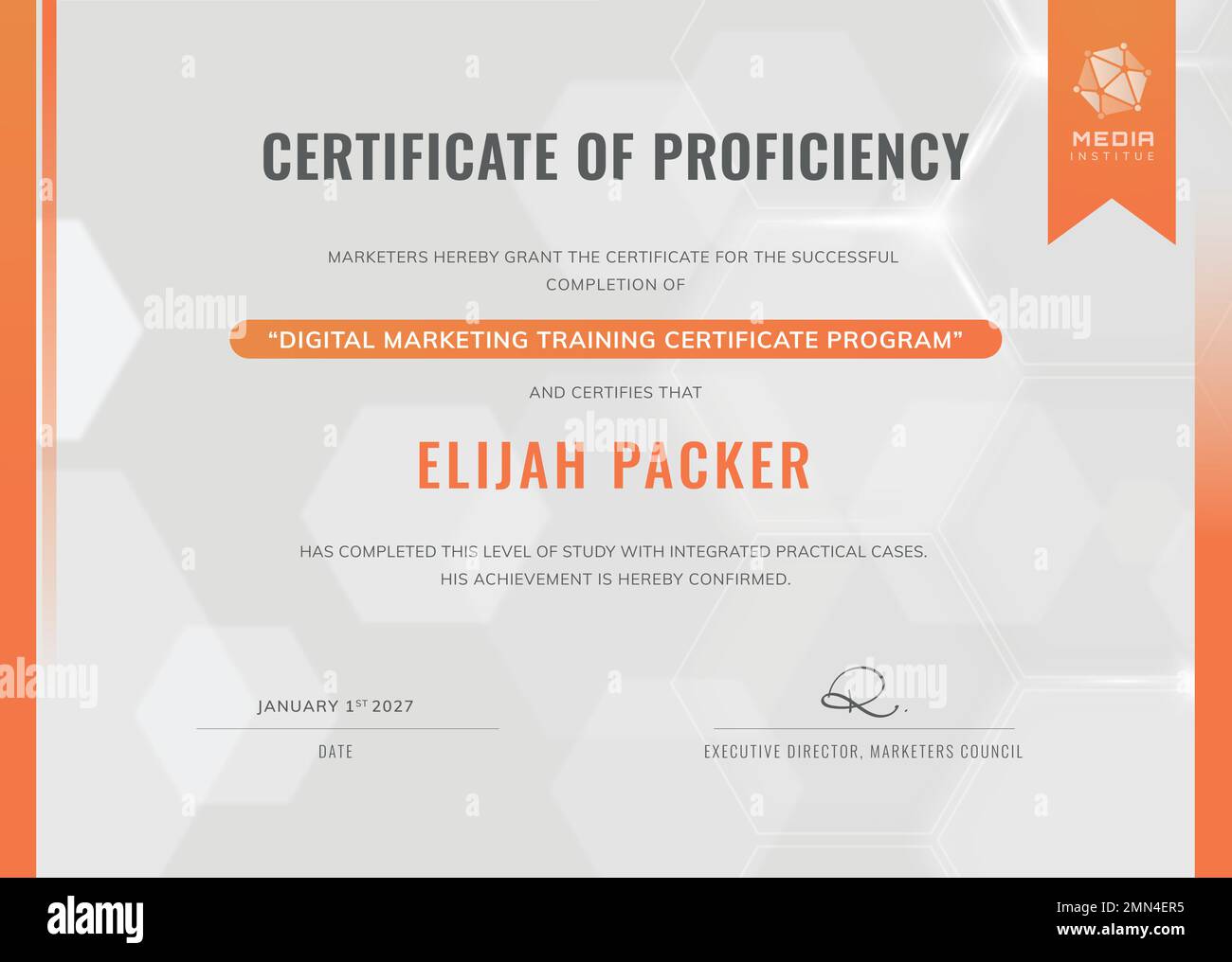 Training Course Certificate Template