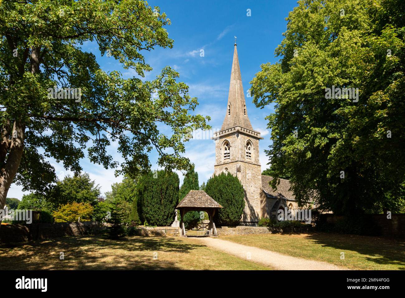 St. Mary the Virgin church, Lower Slaughter, Gloucestershire, UK 2022 ...