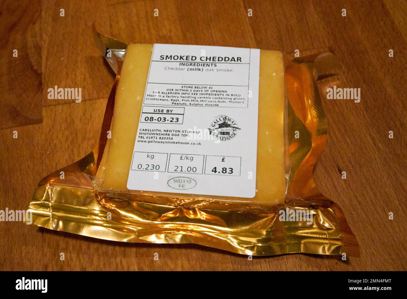 smoked cheddar cheese smoked food from the artisan galloway smokehouse ...