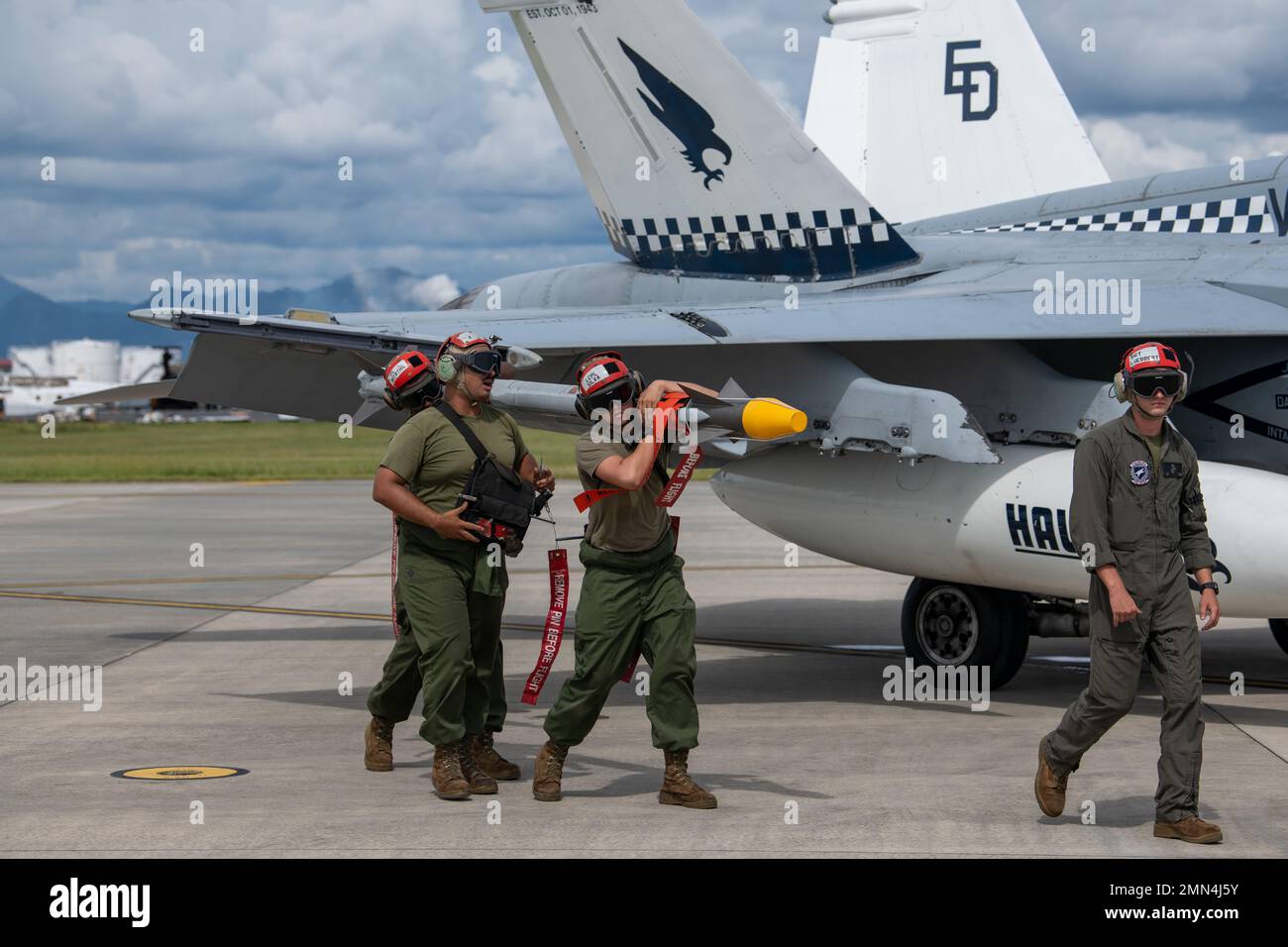 U.S. Marines with Marine All Weather Fighter Attack Squadron (VMFA(AW ...