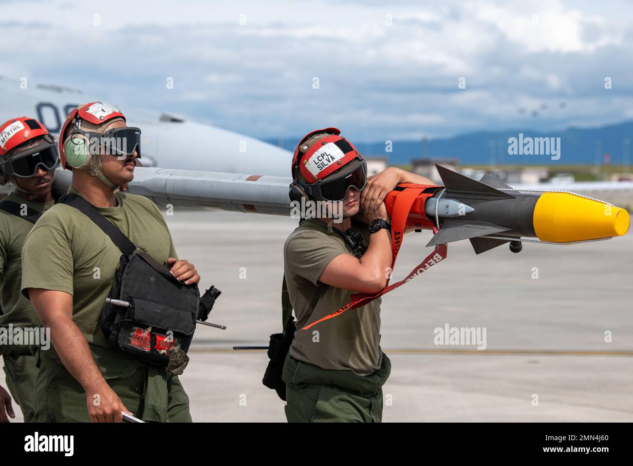 U.S. Marines with Marine All Weather Fighter Attack Squadron (VMFA(AW ...