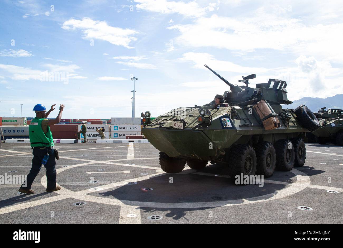 U.S. Marine Corps Cpl. Darrick McDowell, an avionics electronics ...