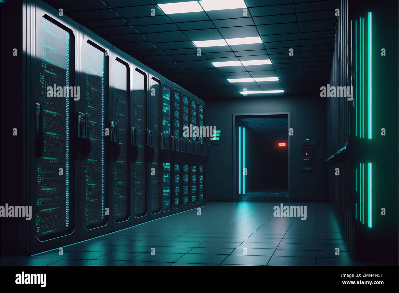 Big data center interior hi-res stock photography and images - Alamy