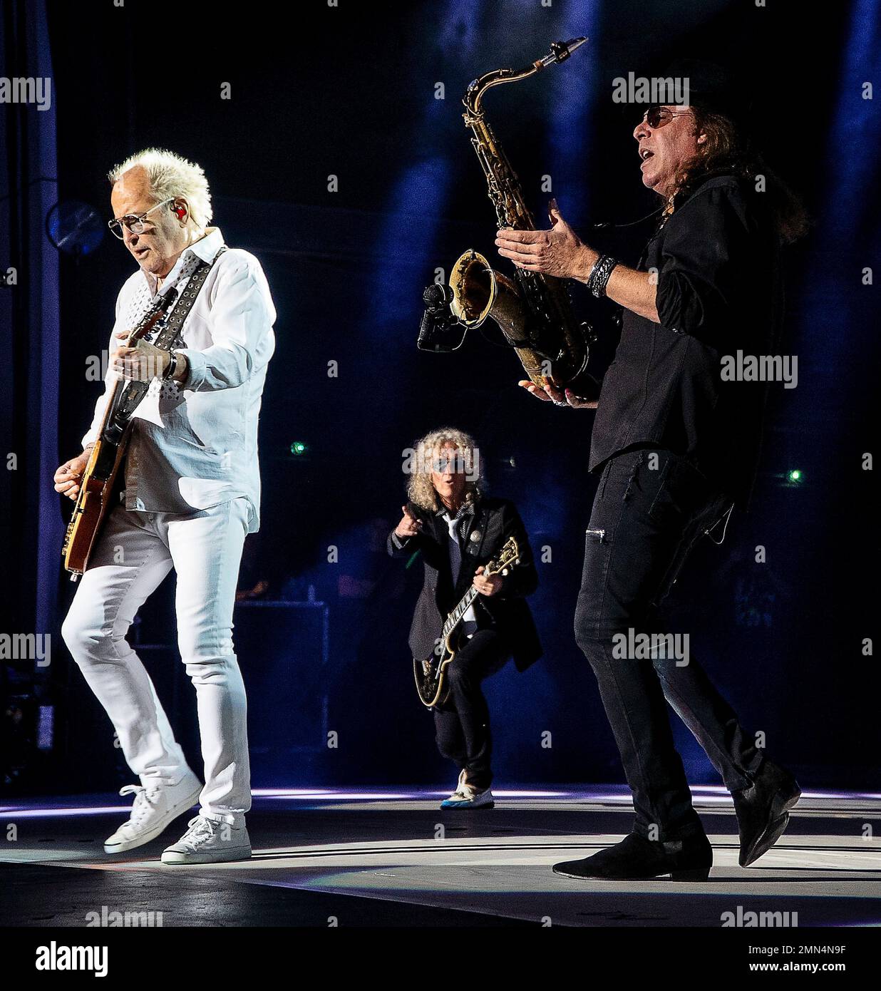 The English-American rock band Foreigner founder and lead guitarist ...