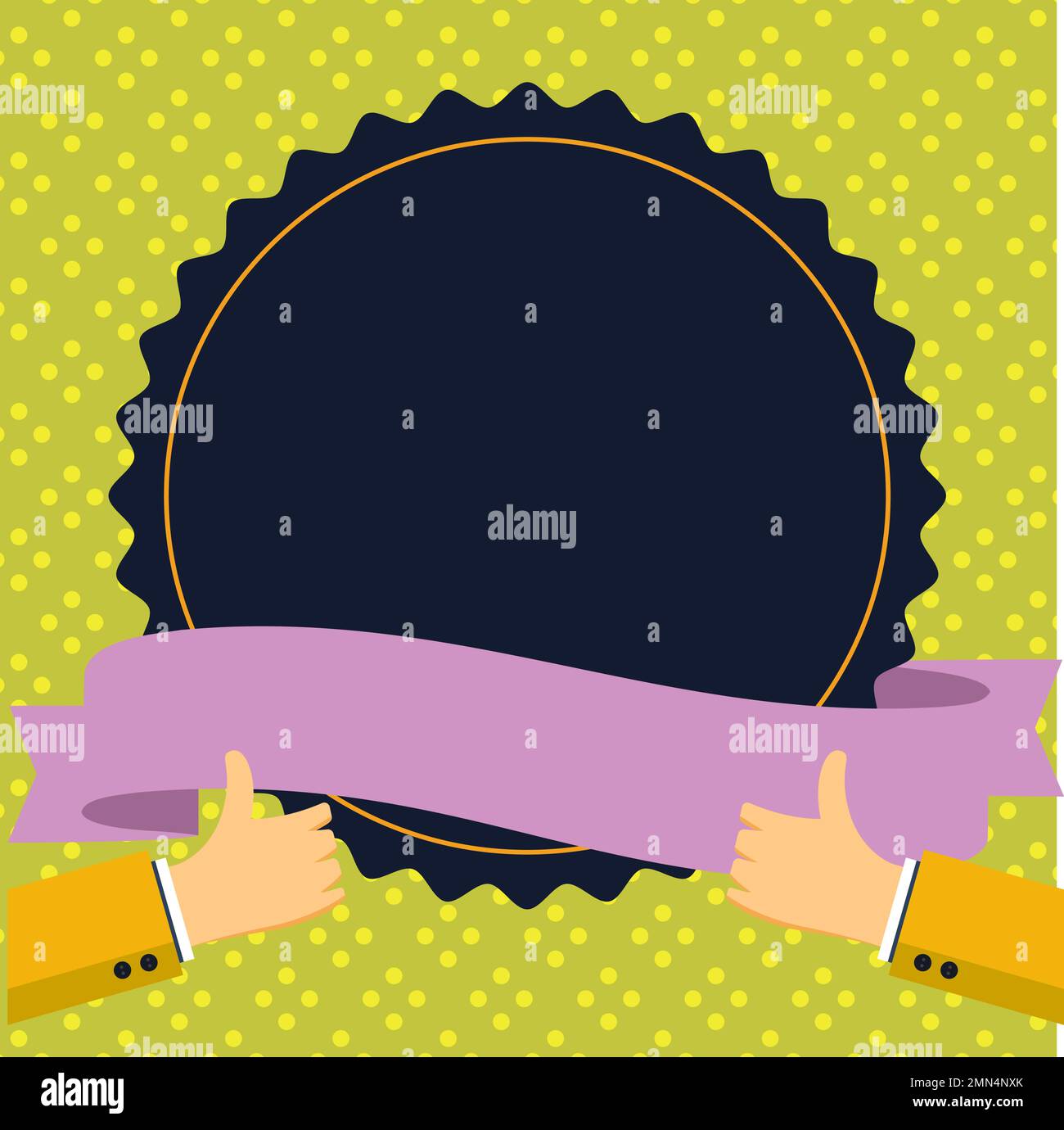 Big finger raised up pointing to whiteboard with important information ...