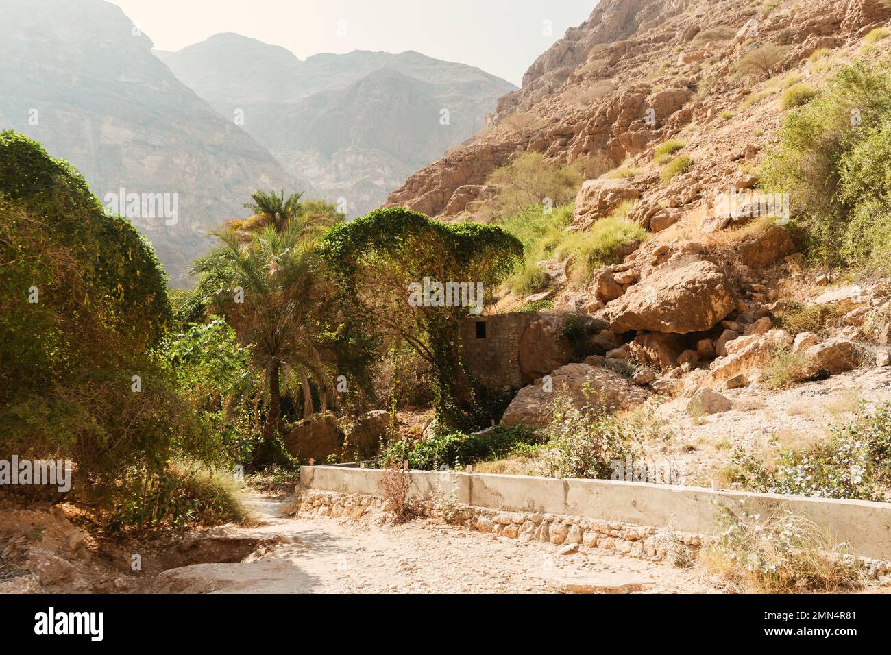 Wadi Shab in oman Stock Photo - Alamy