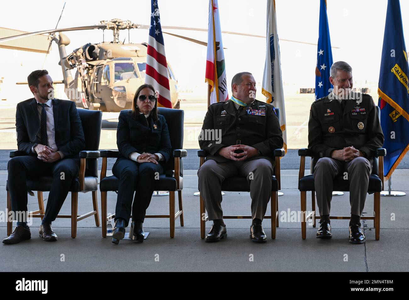 U.S. Army Maj. Gen. David Baldwin, California’s Adjutant General, marks ...