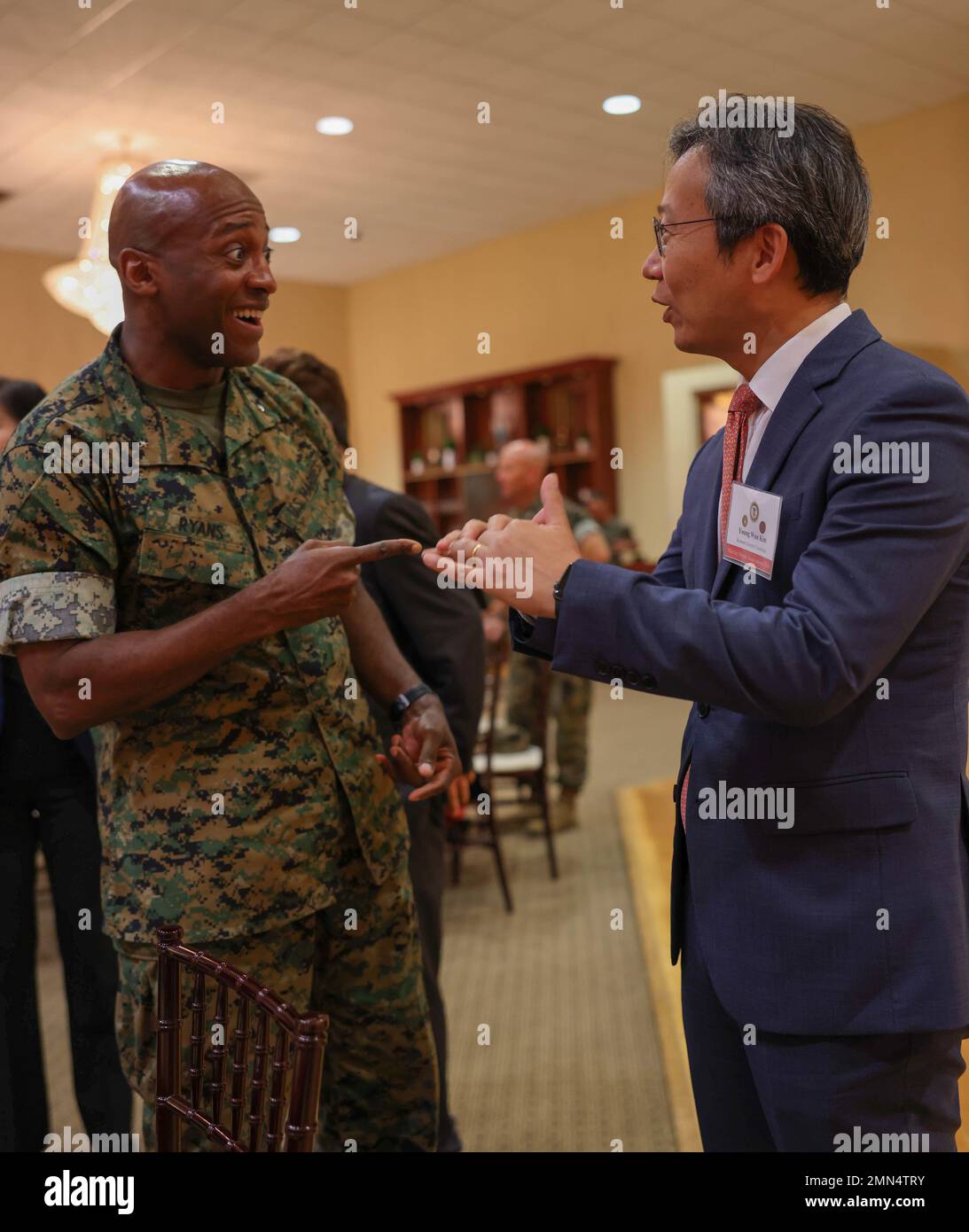 U.S. Marine Brig. Gen. James Ryans, the assistant division commander of ...