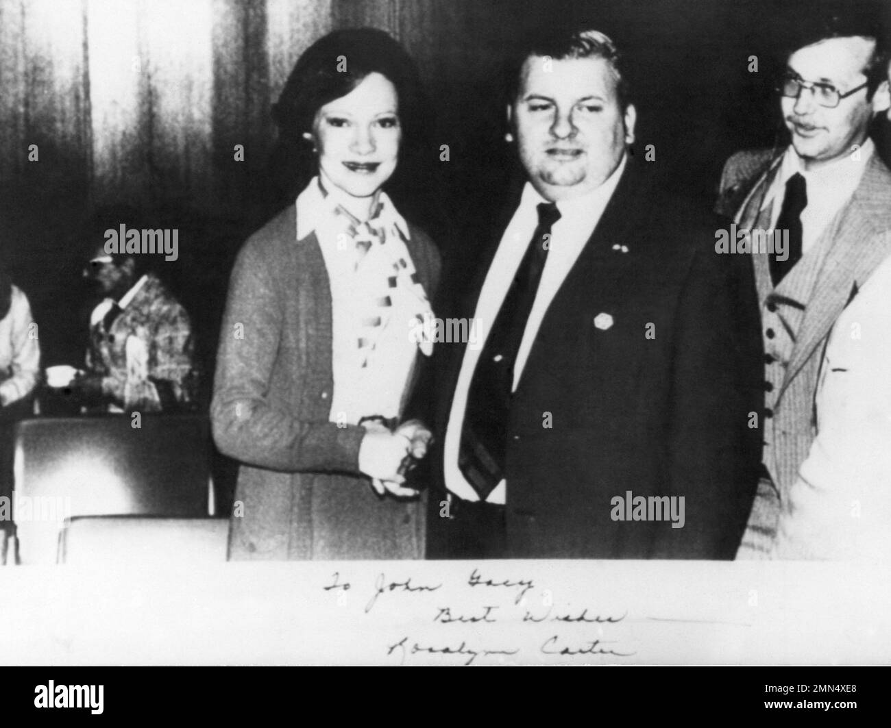 First Lady Rosalynn Carter posed with accused mass murderer John Wayne ...