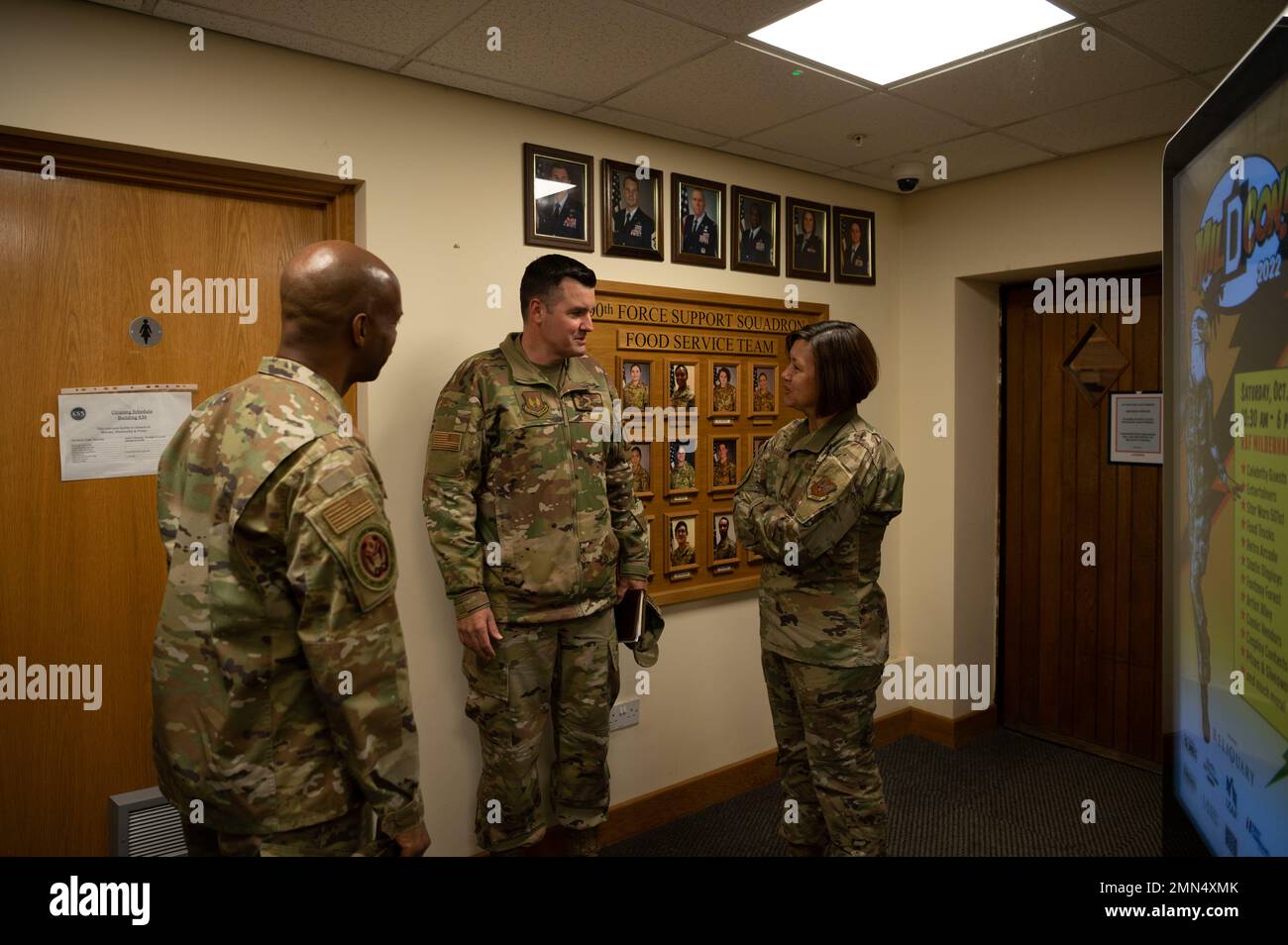 Chief Master Sergeant of the Air Force JoAnne S. Bass and Chief Master ...