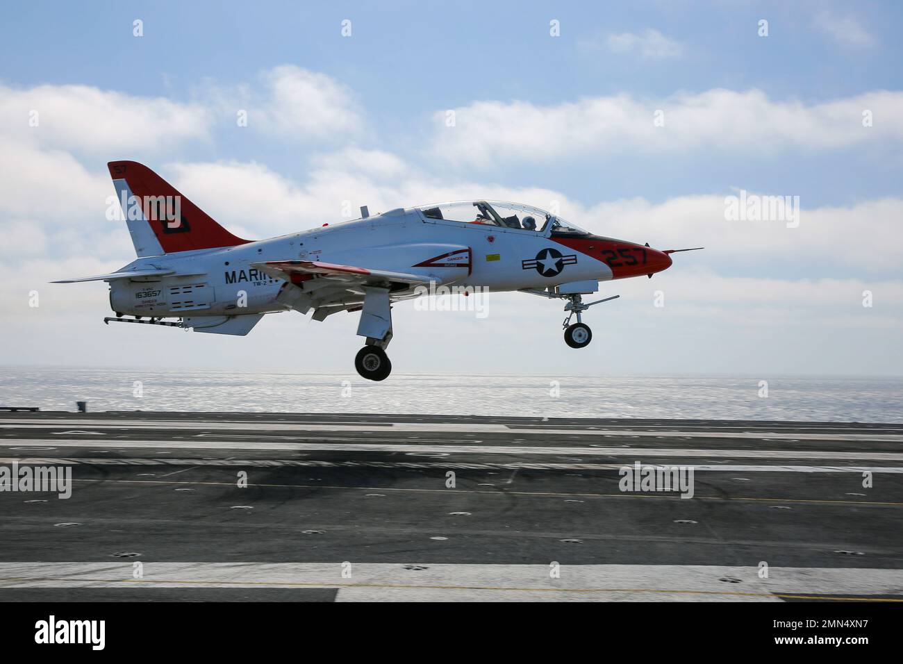 PACIFIC OCEAN (Sept. 27, 2022) A T-45C Goshawk, assigned to the “Golden ...