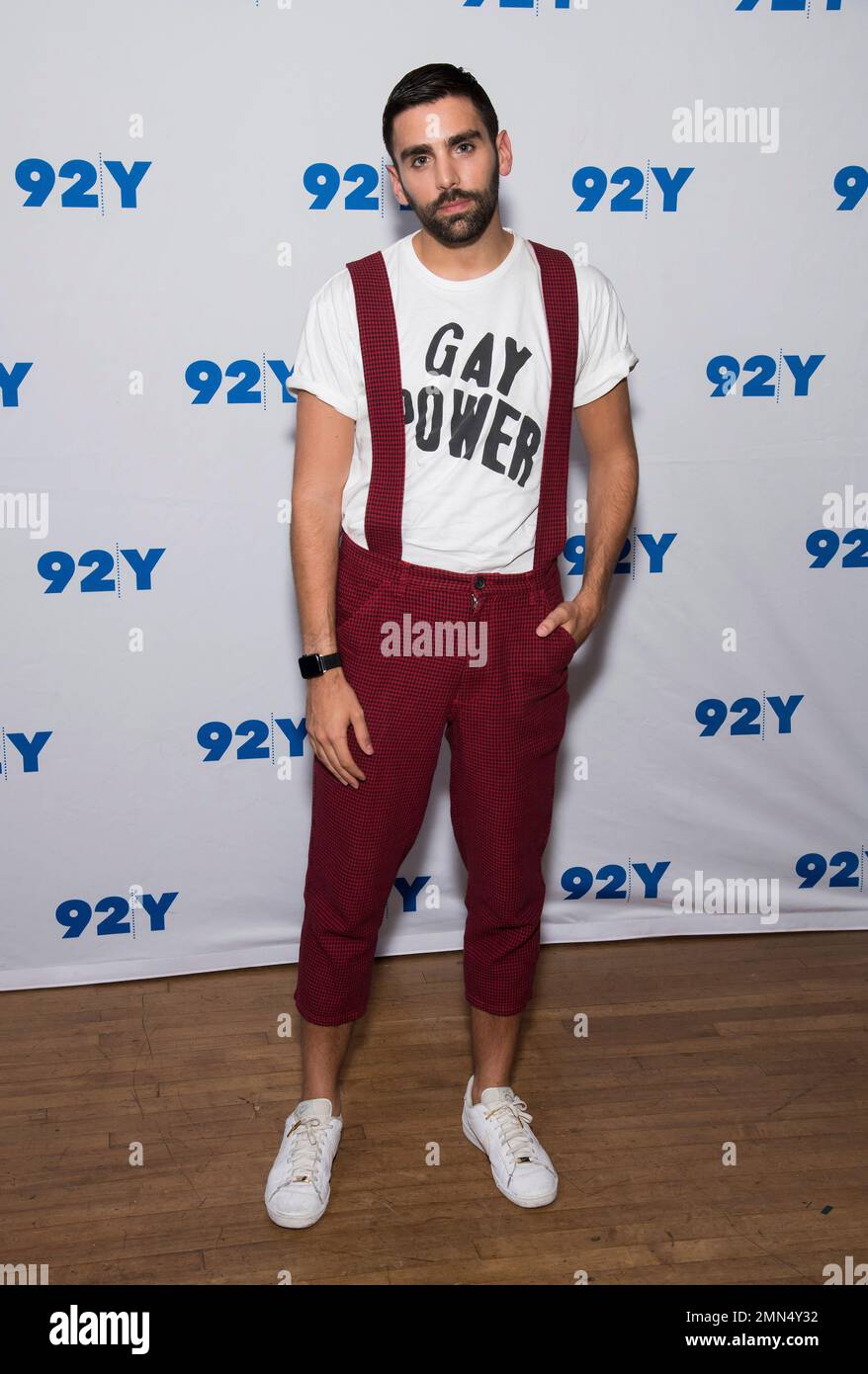 Phillip Picardi poses backstage at 92nd Street Y on Tuesday, June 19 ...