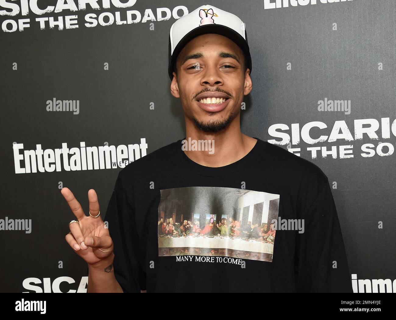 Rapper Easter Sunday attends a special screening of Columbia Pictures ...