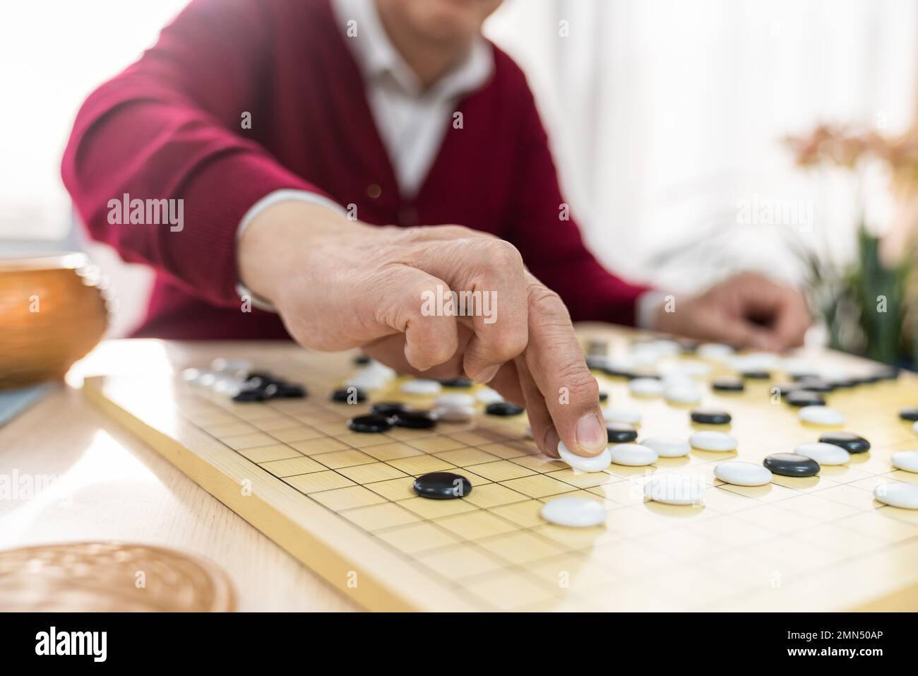 Playing chinese chess in old hi-res stock photography and images - Alamy