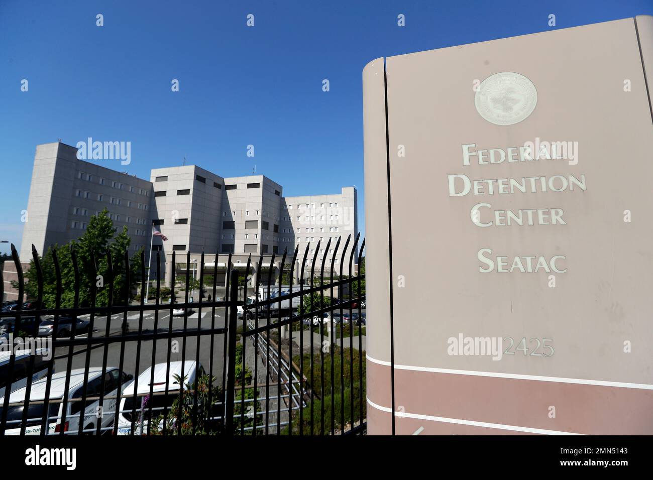 The photo shows the Federal Detention Center where Blanca Orantes-Lopez ...