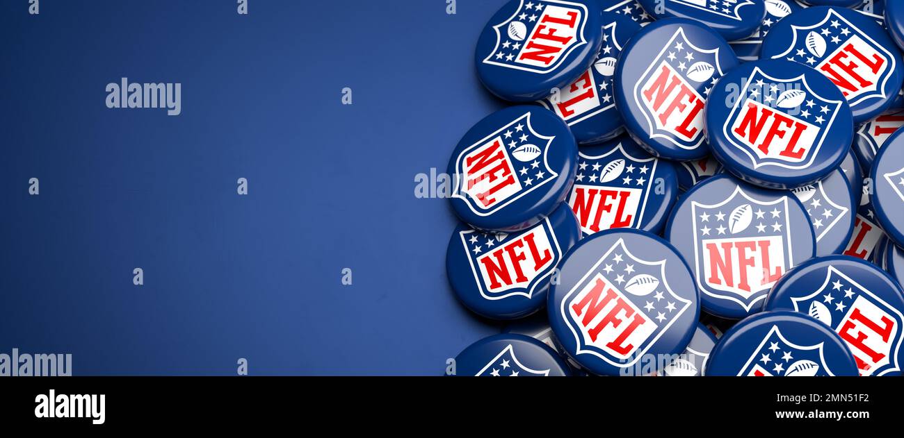 Nfl logo hi-res stock photography and images - Alamy