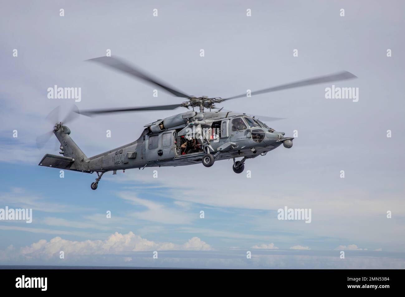 220929-N-MW880-1016 ADRIATIC SEA (Sept. 29, 2022) An MH-60S Nighthawk ...