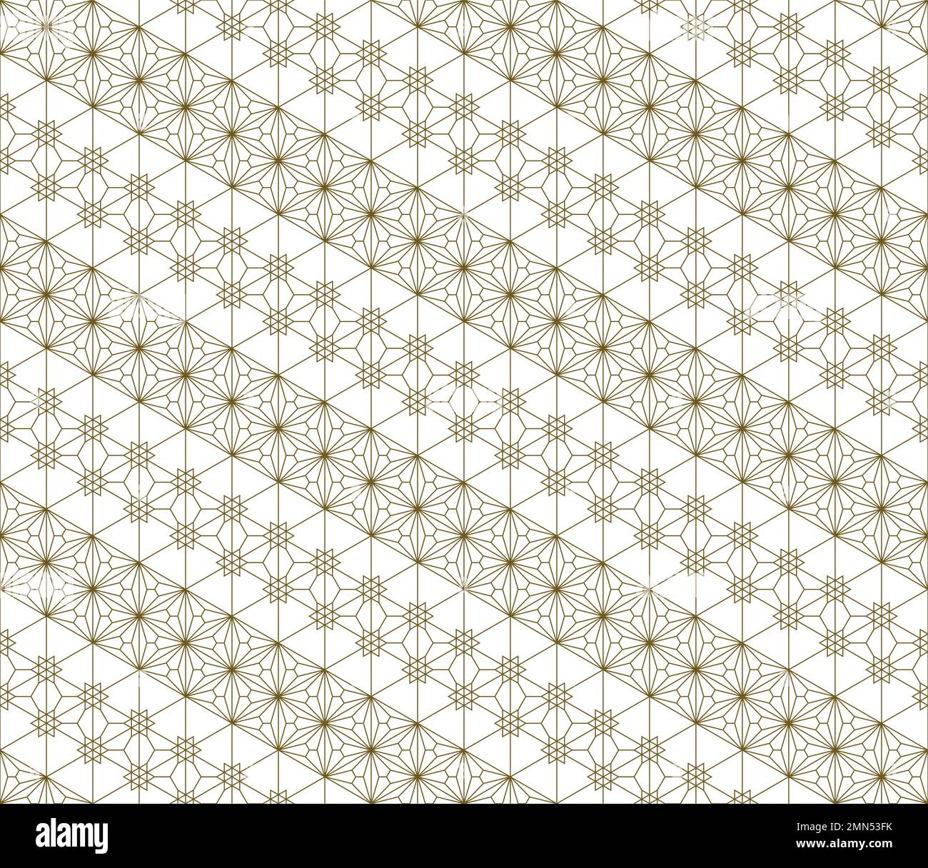 A seamless pattern based on elements of the traditional Japanese craft ...