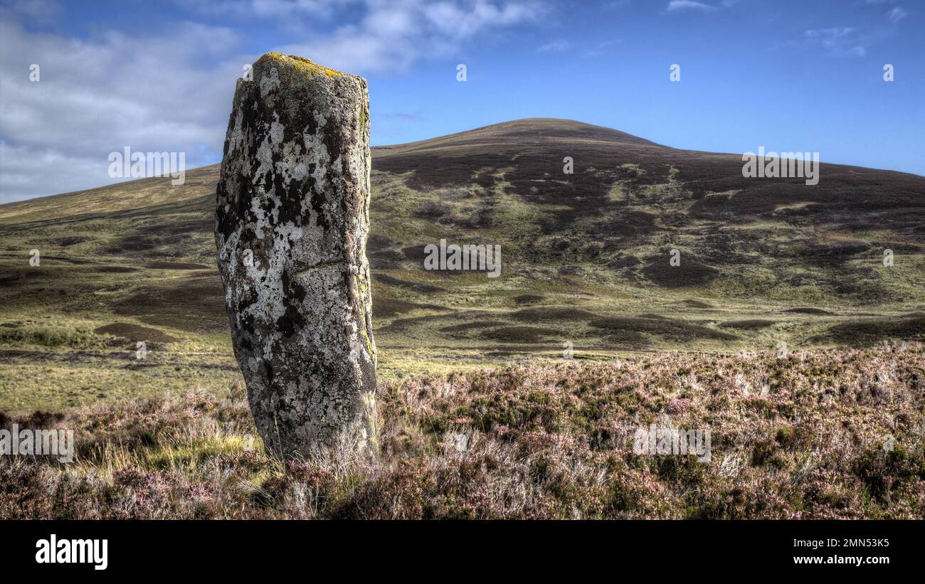 Clach mhic mhios standing stone hi-res stock photography and images - Alamy