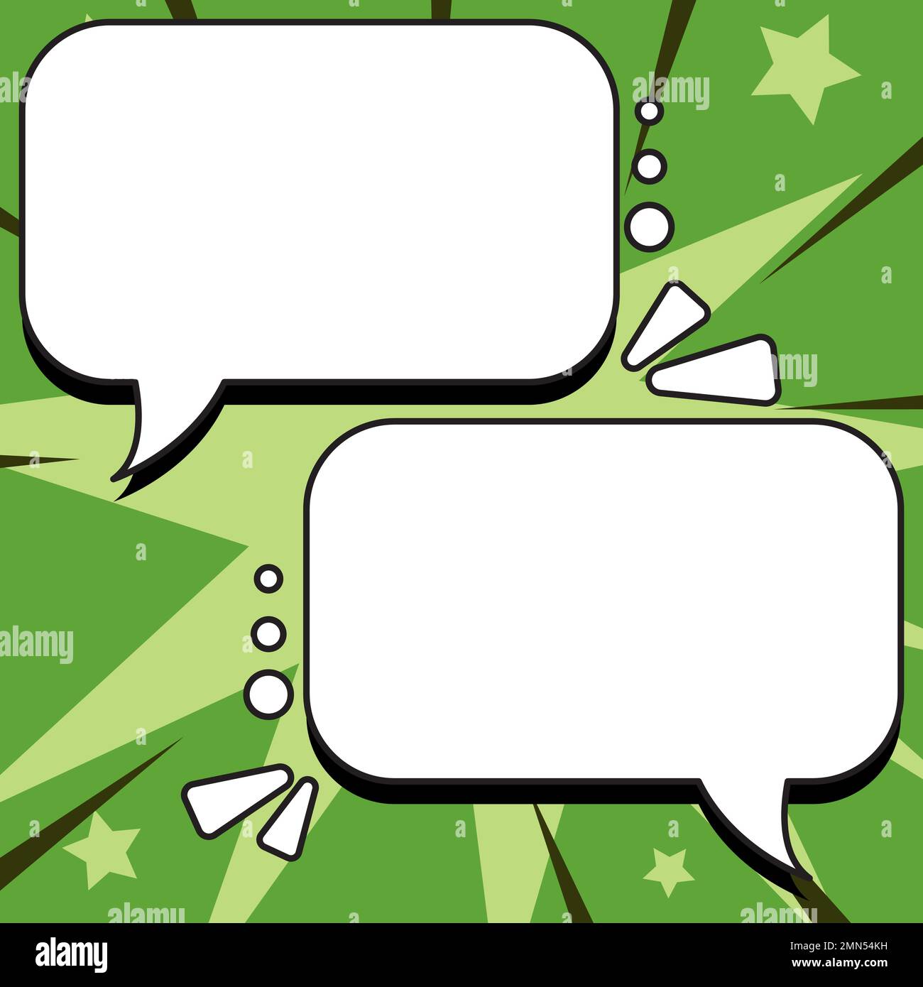 Comics Design Frames. Beautiful Photo Frame Set With Boom Bubbles For ...
