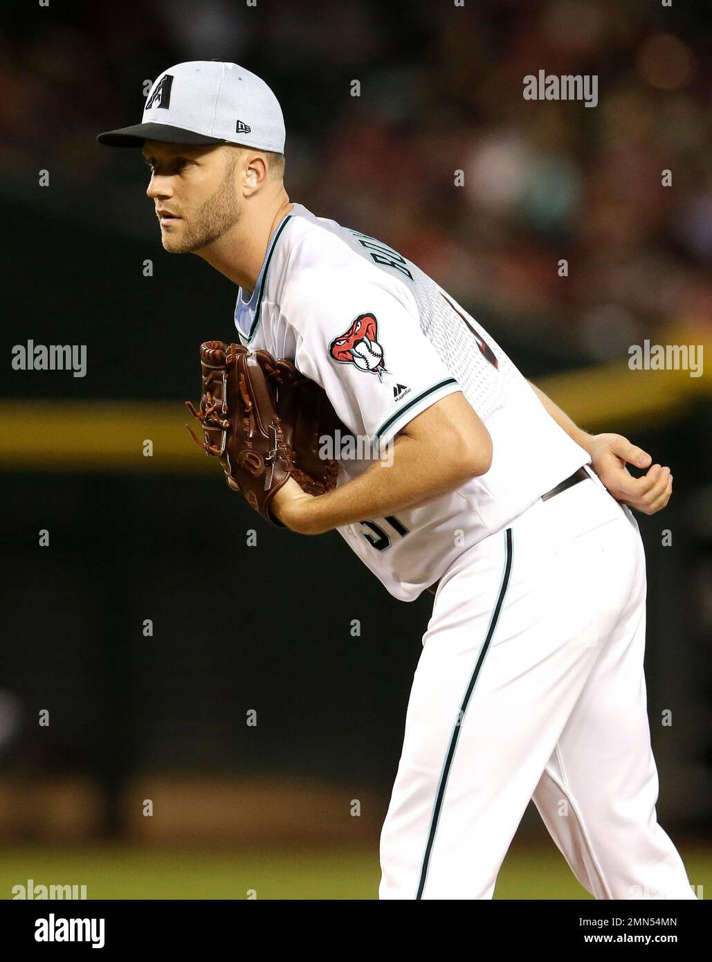 Arizona Diamondbacks relief pitcher Brad Boxberger (31) in the first ...