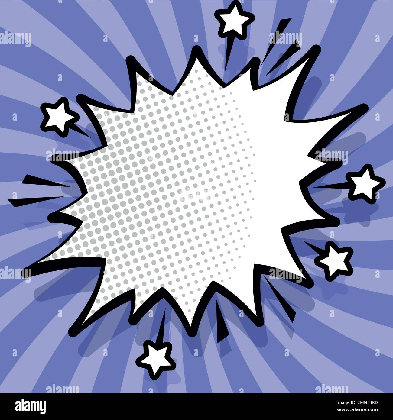 Comics Design Frames. Photo Frame Set With Explosion Bubbles For Add ...