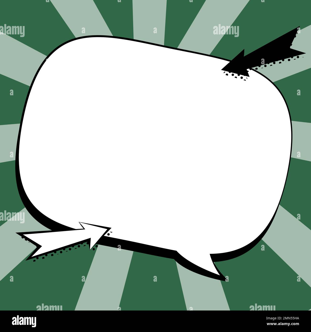 Comic Blank Speech Bubble With Copy Space And Colorful Doodles. Design ...