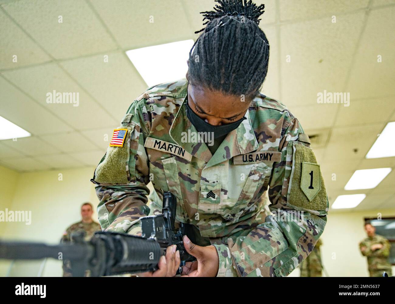 U.S. Army Sgt. Withney Martin, a culinary specialist assigned to 511th ...