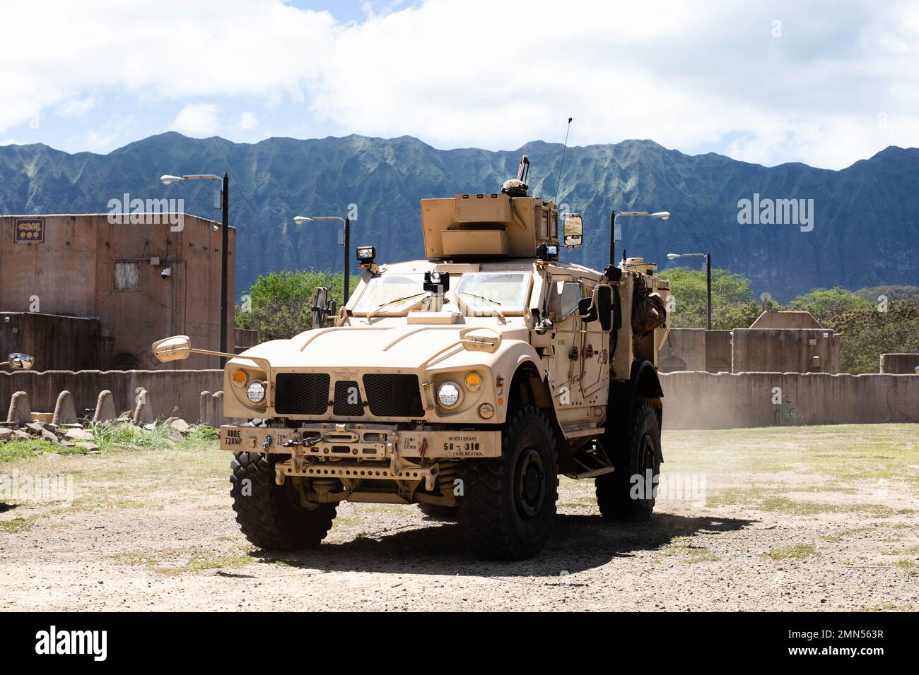 A Joint Light Tactical Vehicle assigned to 58th Military Police Company ...