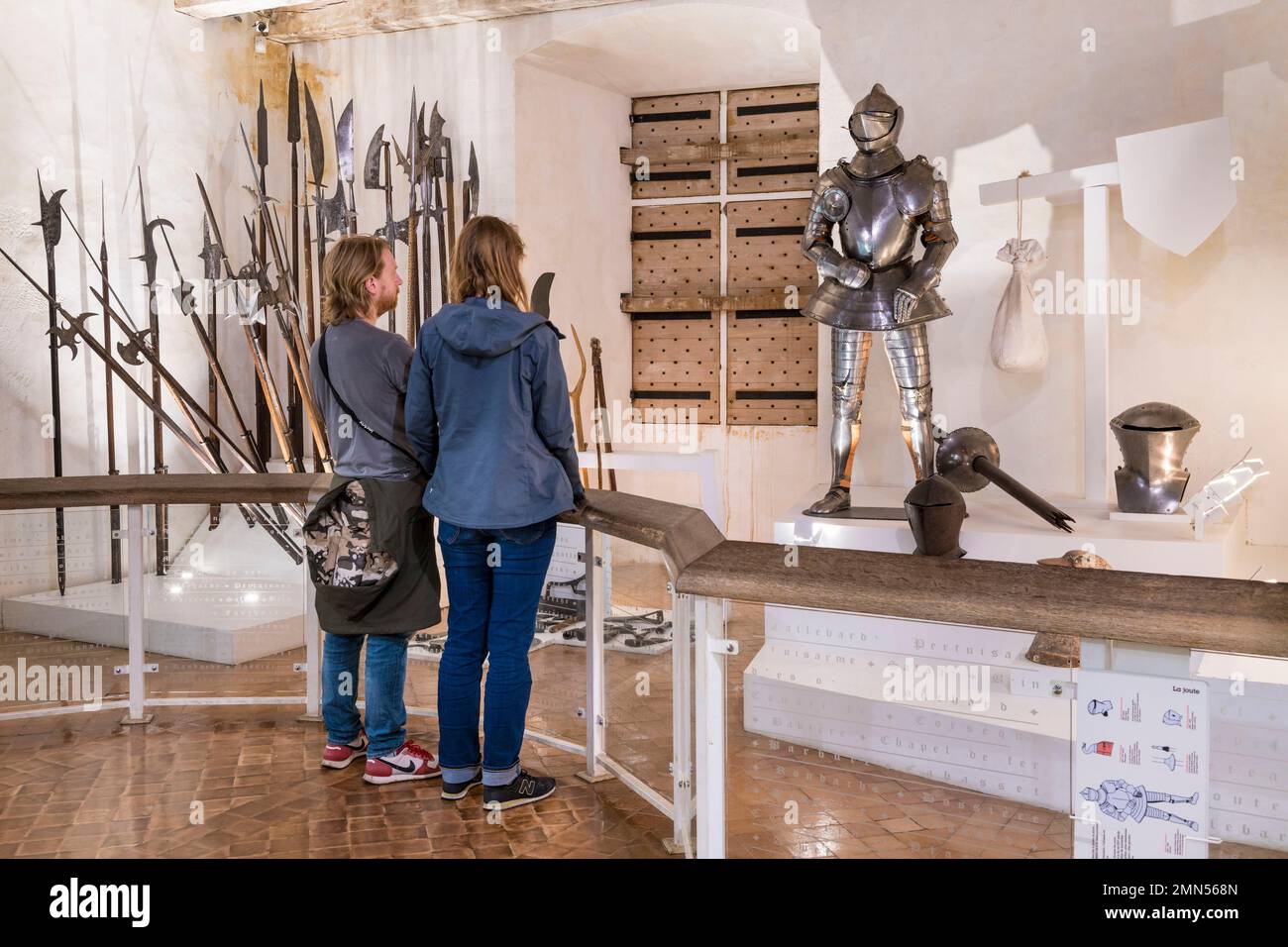 Age museum of middle ages war in the medieval castle hi-res stock ...