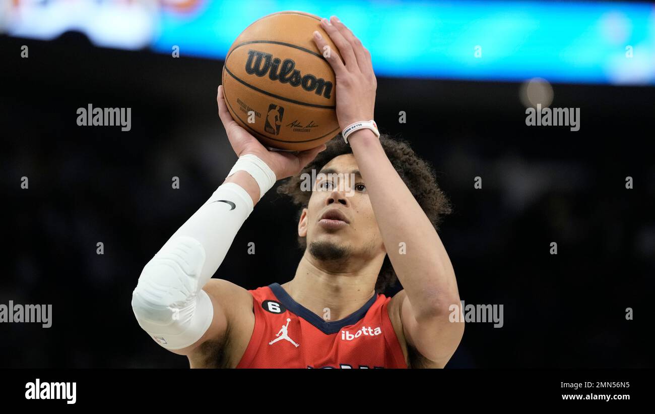 New Orleans Pelicans' Jaxson Hayes during the second half of an NBA ...