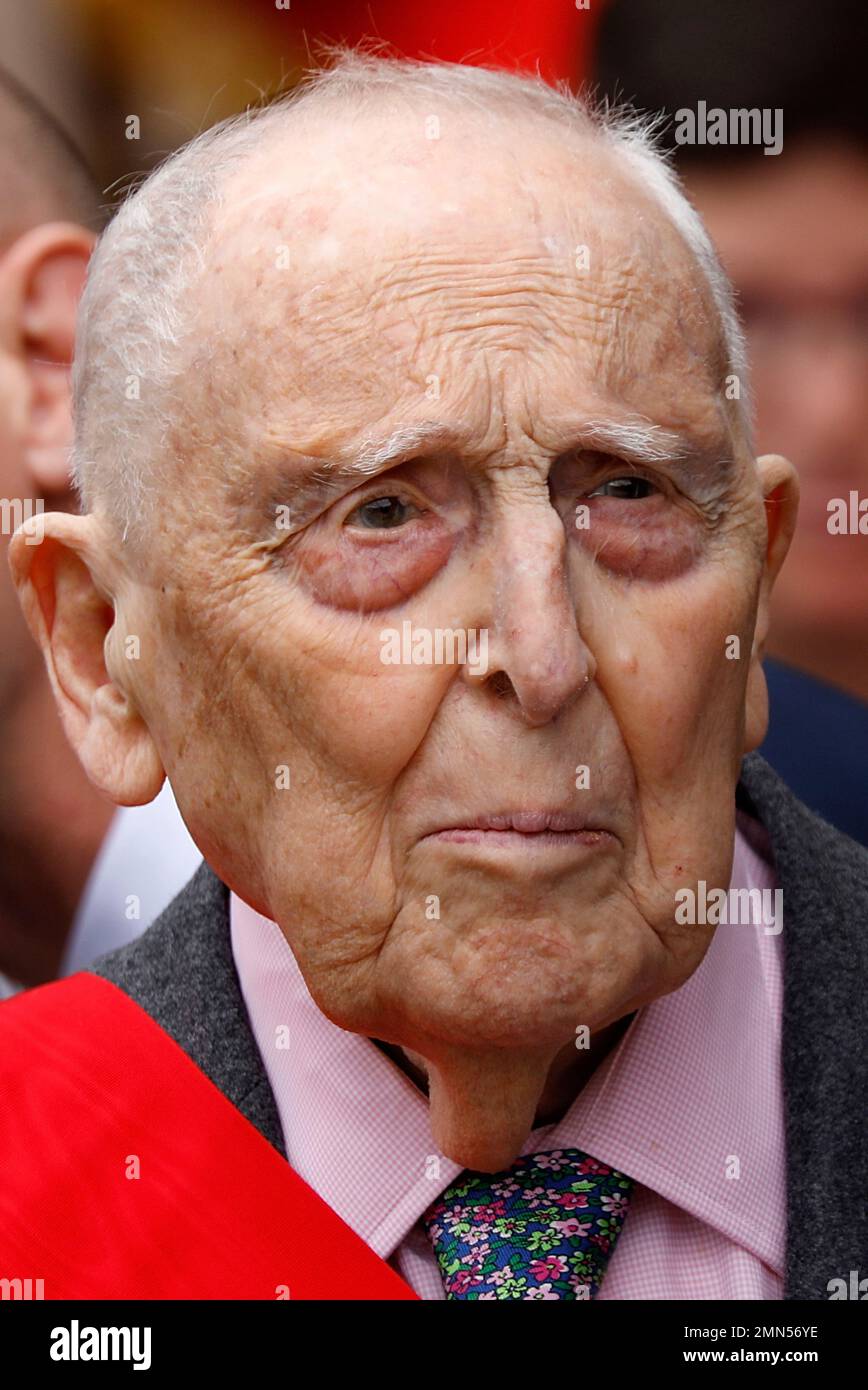 Daniel Cordier former secretary for late French resistance leader Jean ...