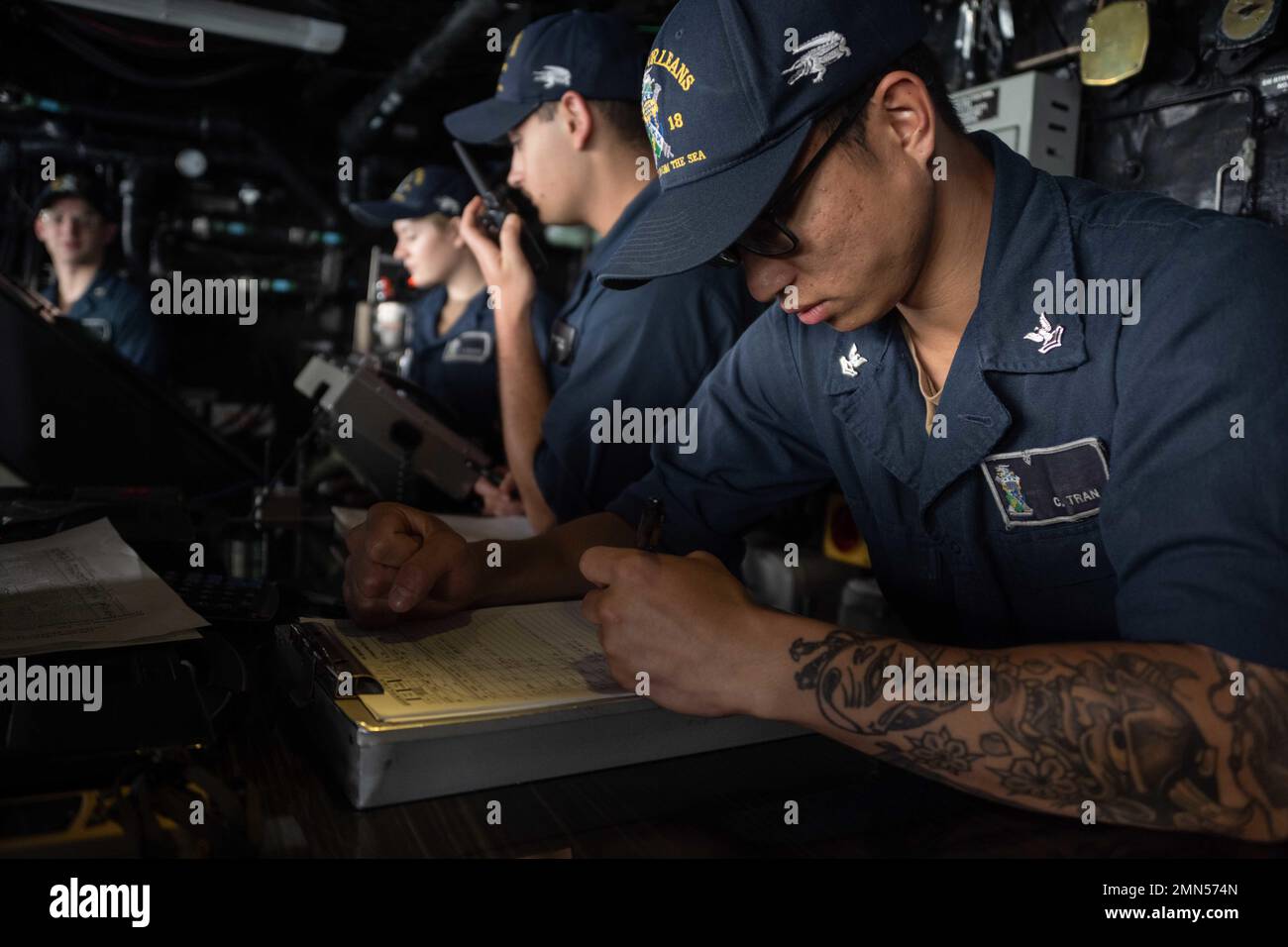 220928-N-XB010-1008 PHILIPPINE SEA (Sept. 28, 2022) – Quartermaster 2nd ...