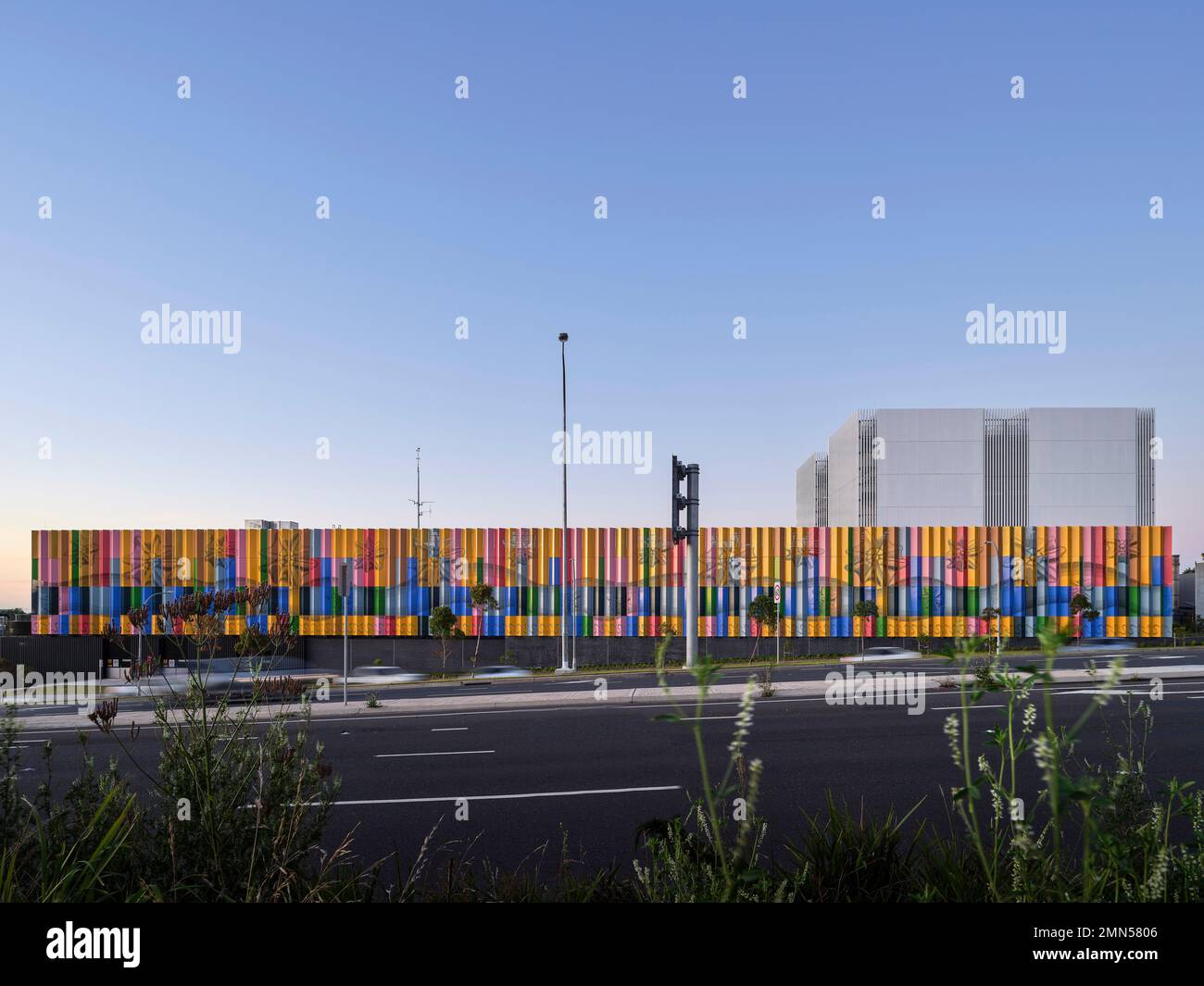Northern building elevation from across Campbell Street. Westconnex M4 ...