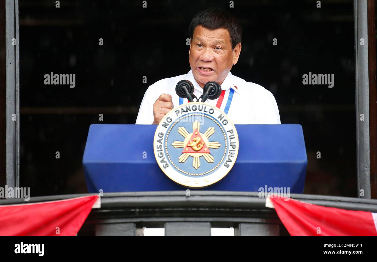 File In This June 12 2018 File Photo Philippine President Rodrigo